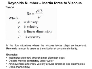 Determination of dimensionless numbers in | PPTX