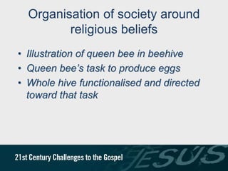 Lecture 26 Gospel, Church & Culture: Three Urgent Issues for the 21st ...