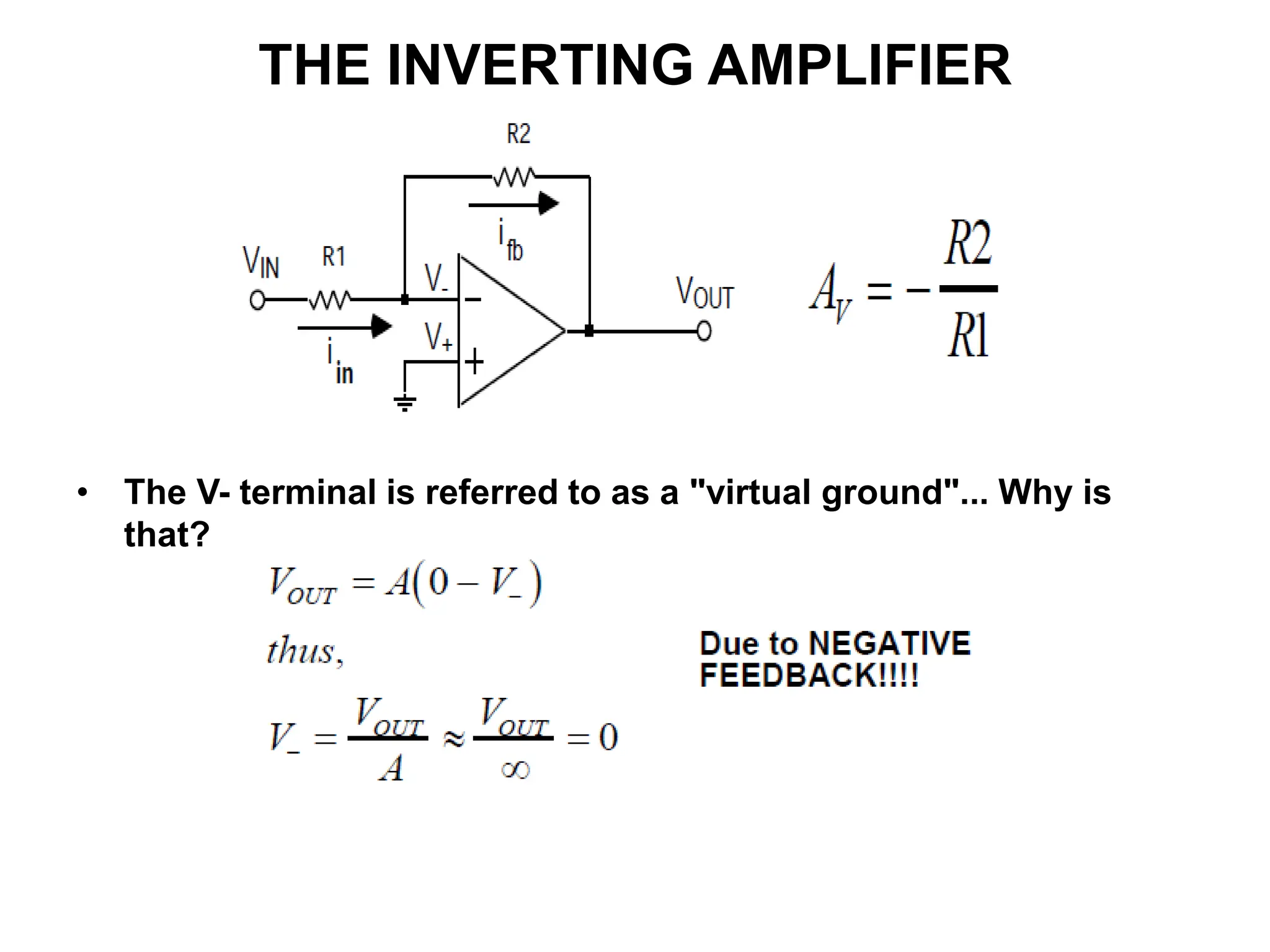 Lecture series of inverter amplifier ppt | PPT