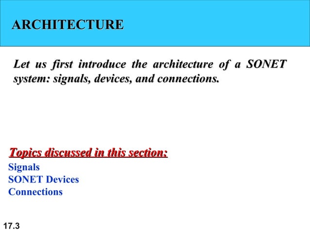 LAYER PROTOCOL ,SONET,SDH | PPT
