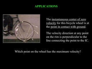 Dynamics Instantaneous center of zero velocity | PDF