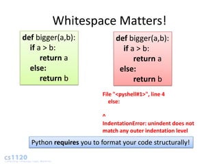 Class 27: Pythonic Objects | PPTX