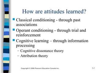 Consumer Attitude formation and change Lecture 27.ppt