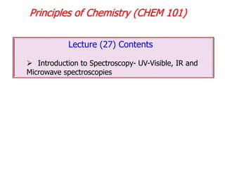 Lecture 27 - Introduction to spectroscopy.pdf