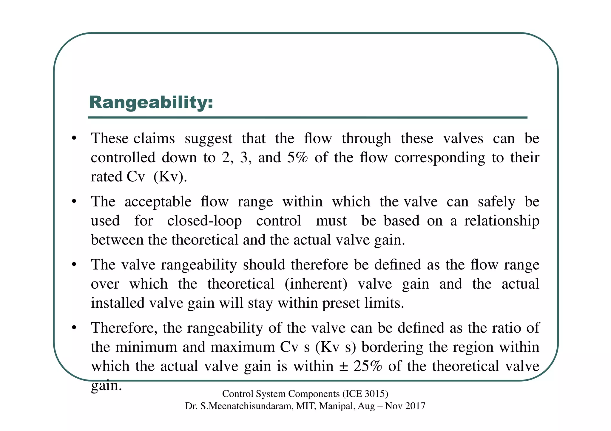Lecture 27 valve shapes, selection guide | PPT