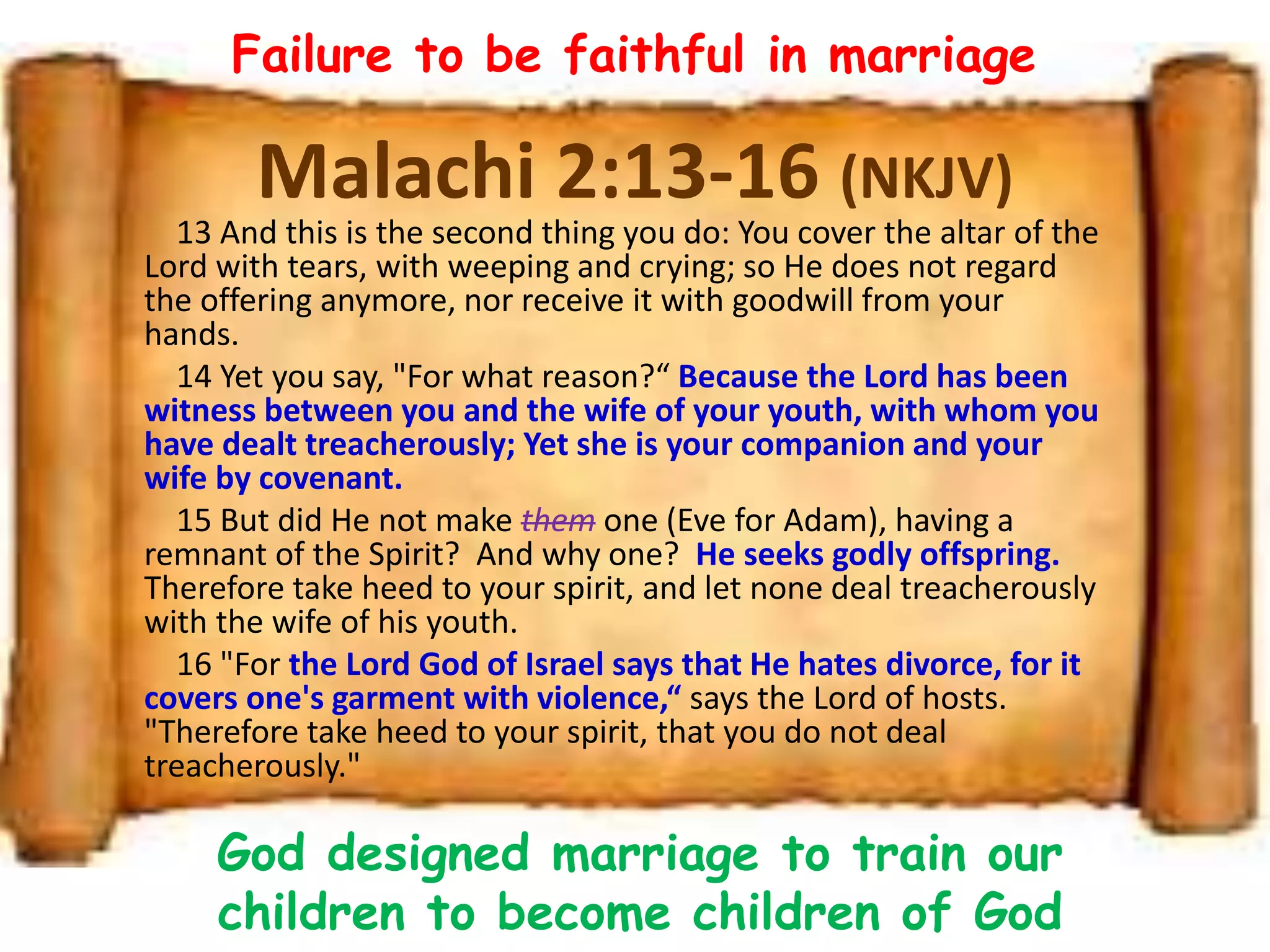 Lecture 27; Malachi | PPTX