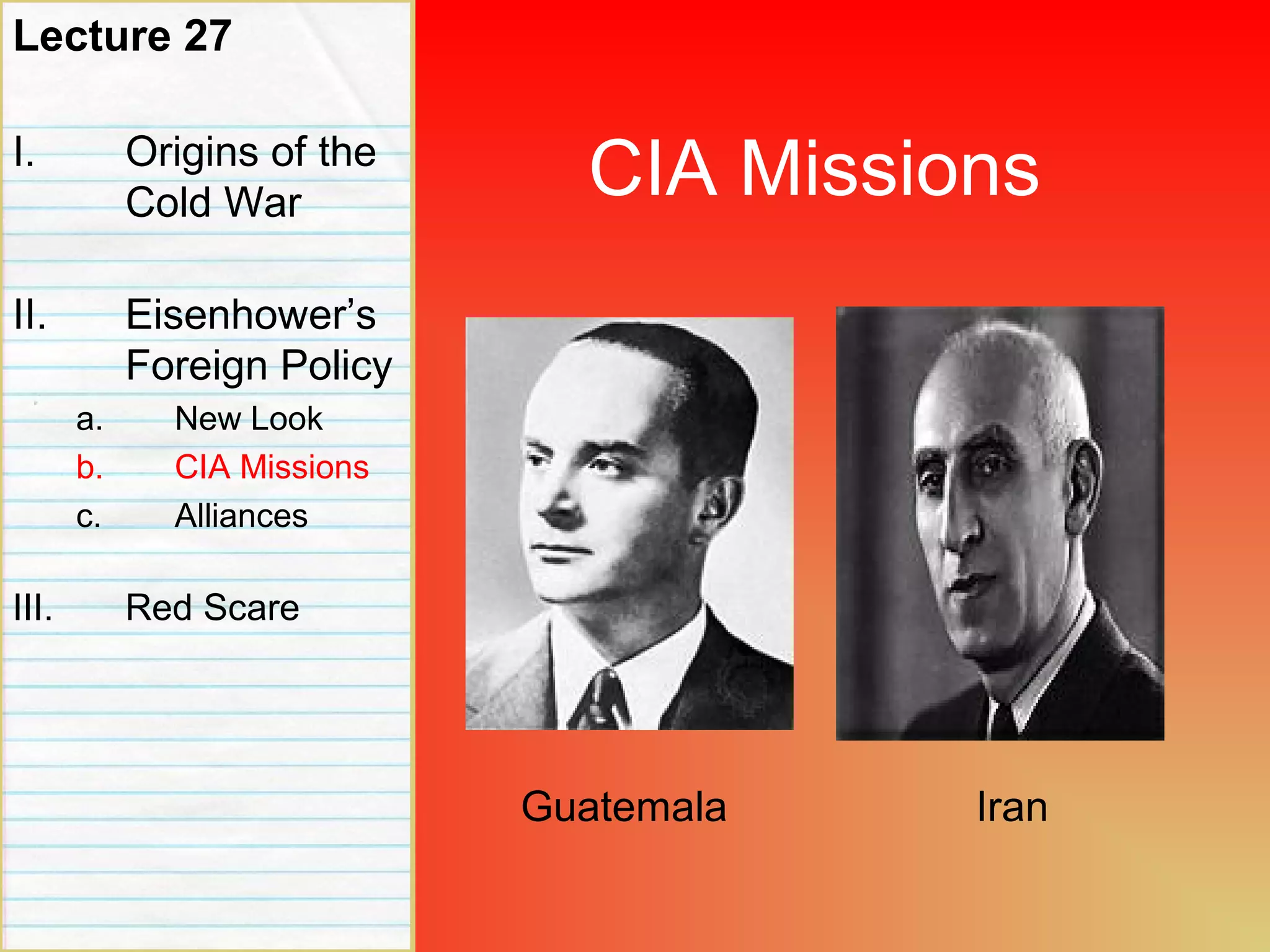 Lecture 27 origins of the cold war amended | PPT