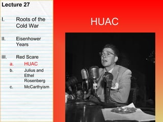 Lecture 27 origins of the cold war amended | PPT