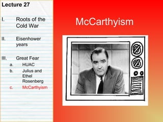Lecture 27 origins of the cold war amended | PPT