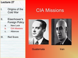 Lecture 27 origins of the cold war amended | PPT