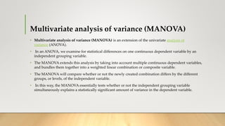 Multivariate Variate Techniques | PPTX