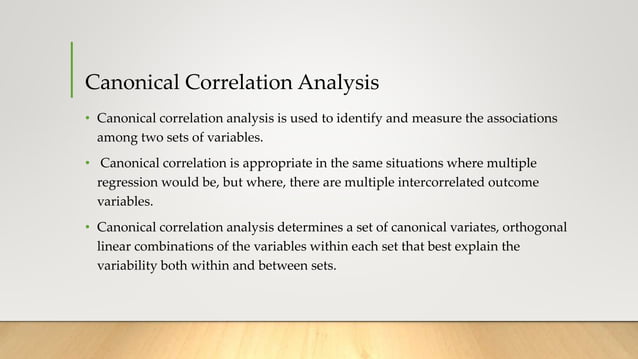 Multivariate Variate Techniques | PPTX