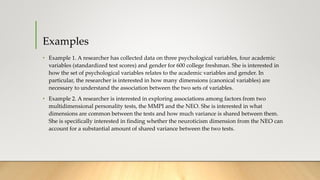 Multivariate Variate Techniques | PPTX