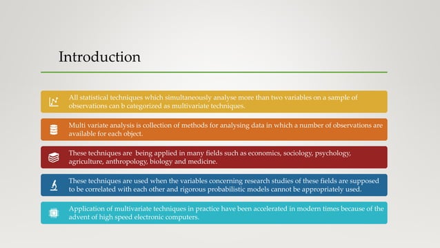 Multivariate Variate Techniques | PPTX