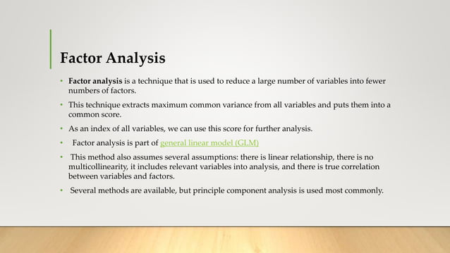 Multivariate Variate Techniques | PPTX