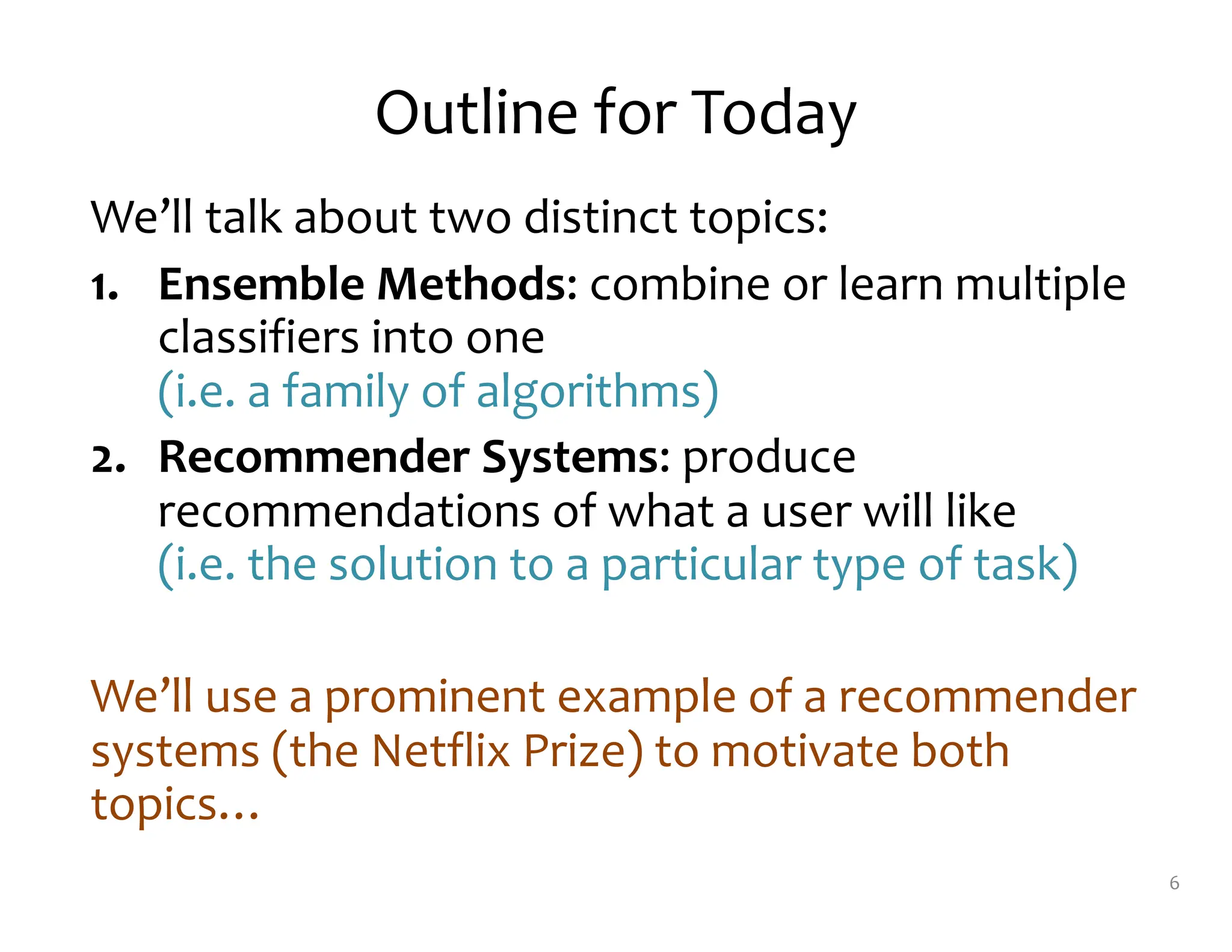 Ensemble Methods and Recommender Systems | PDF