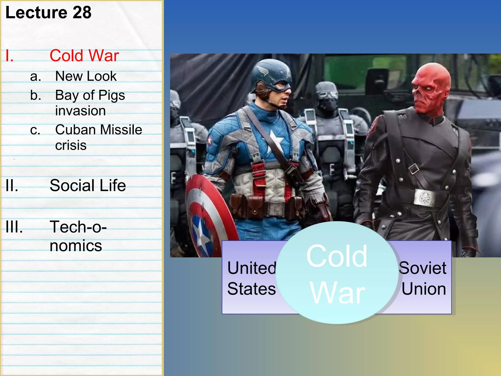 Lecture 28 1960s cold war | PPT
