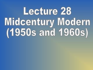 Lecture 28 1960s cold war | PPT