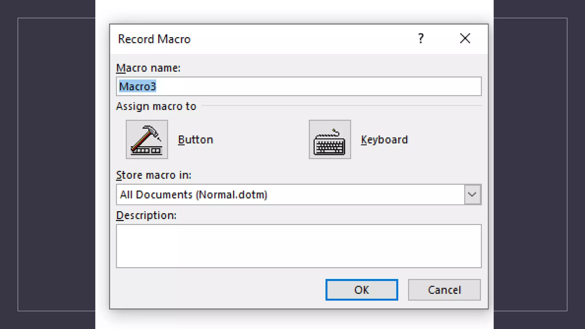 Macros in ms word | PPTX
