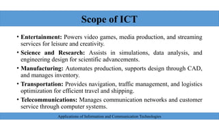 Introduction to Application of (ICT) - Lecture#2 AICT.pptx