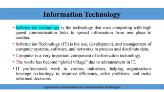 Introduction to Application of (ICT) - Lecture#2 AICT.pptx
