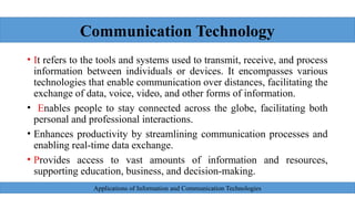 Introduction to Application of (ICT) - Lecture#2 AICT.pptx