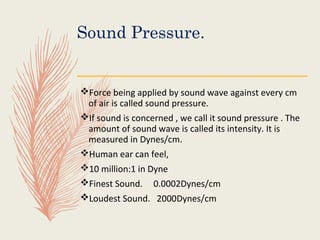 Lecture 2 a instrumentation used in the measurement of acoustic signals ...