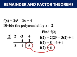 Lecture 2A_Polynomial Functions Factor_Remainder Theorem.pptx