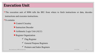 LECTURE_2 Architecture of 8086 Microprocokessor.pptx | Operating Systems | Computer Software and ...