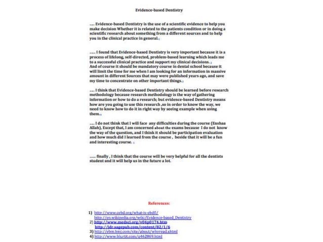 EBD Course: Lecture 2 - Asking Answerable Questions | PPT