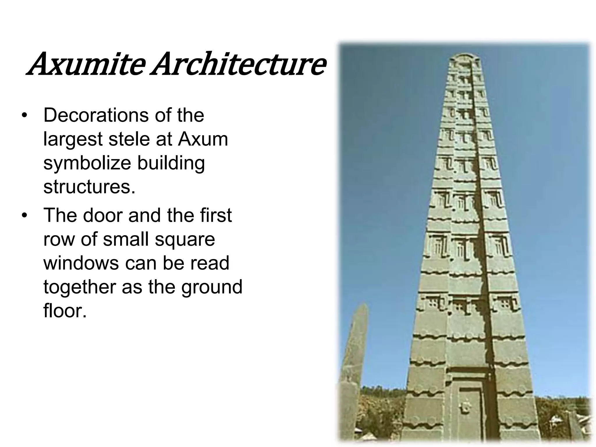 axumite architecture | PDF