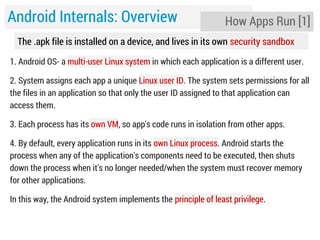 Lecture 2(b) Android Internals A Quick Overview | PDF