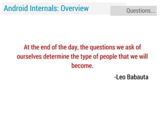 Lecture 2(b) Android Internals A Quick Overview | PDF | Operating Systems | Computer Software ...