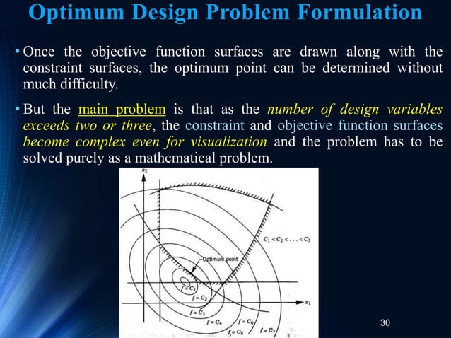 Lecture 2 Basic Concepts of Optimal Design and Optimization Techniques final1.pptx | Computing ...