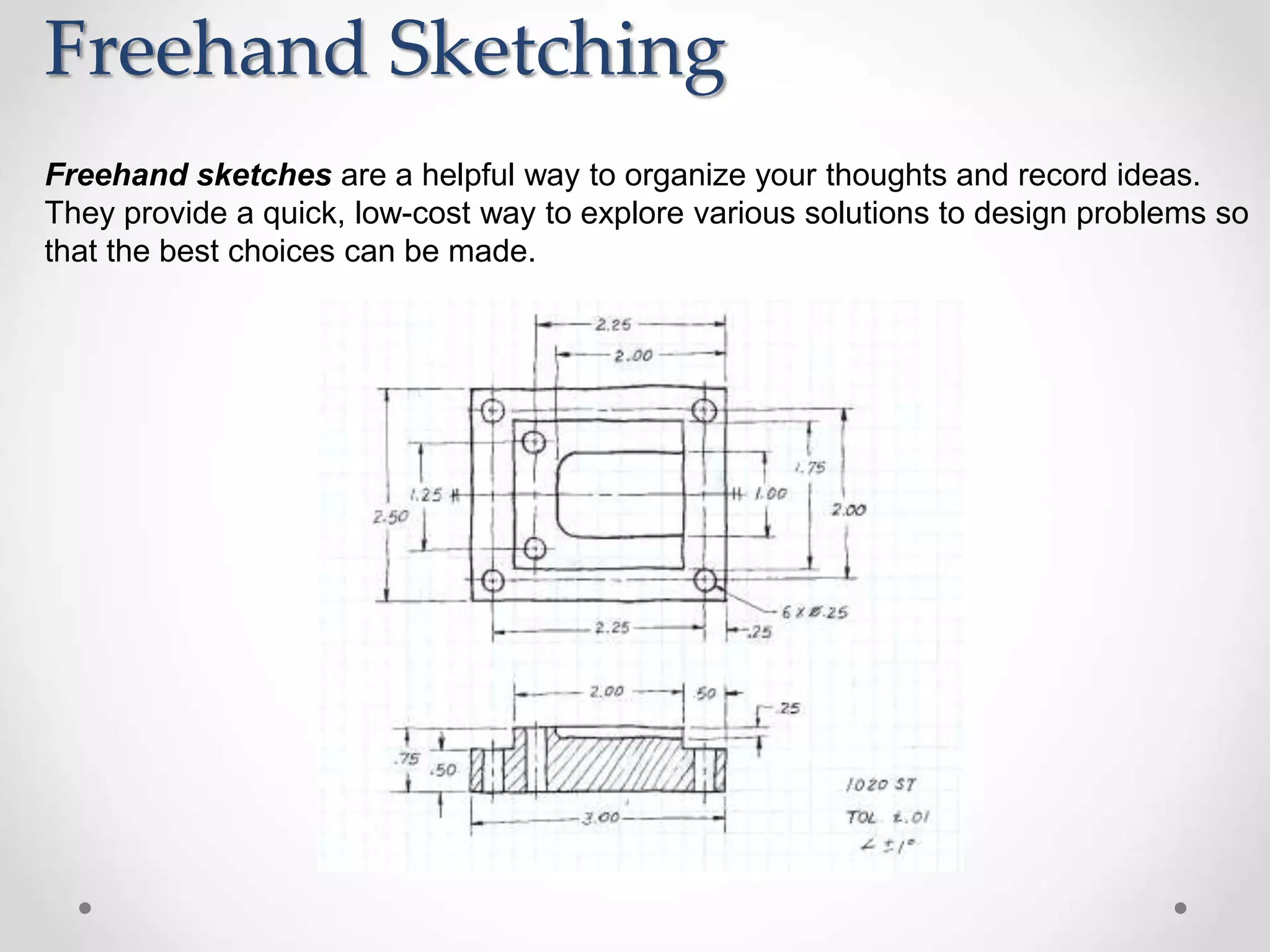 Basic Technical Drawing and Sketching.ppt | 3-D Graphics | Computer ...