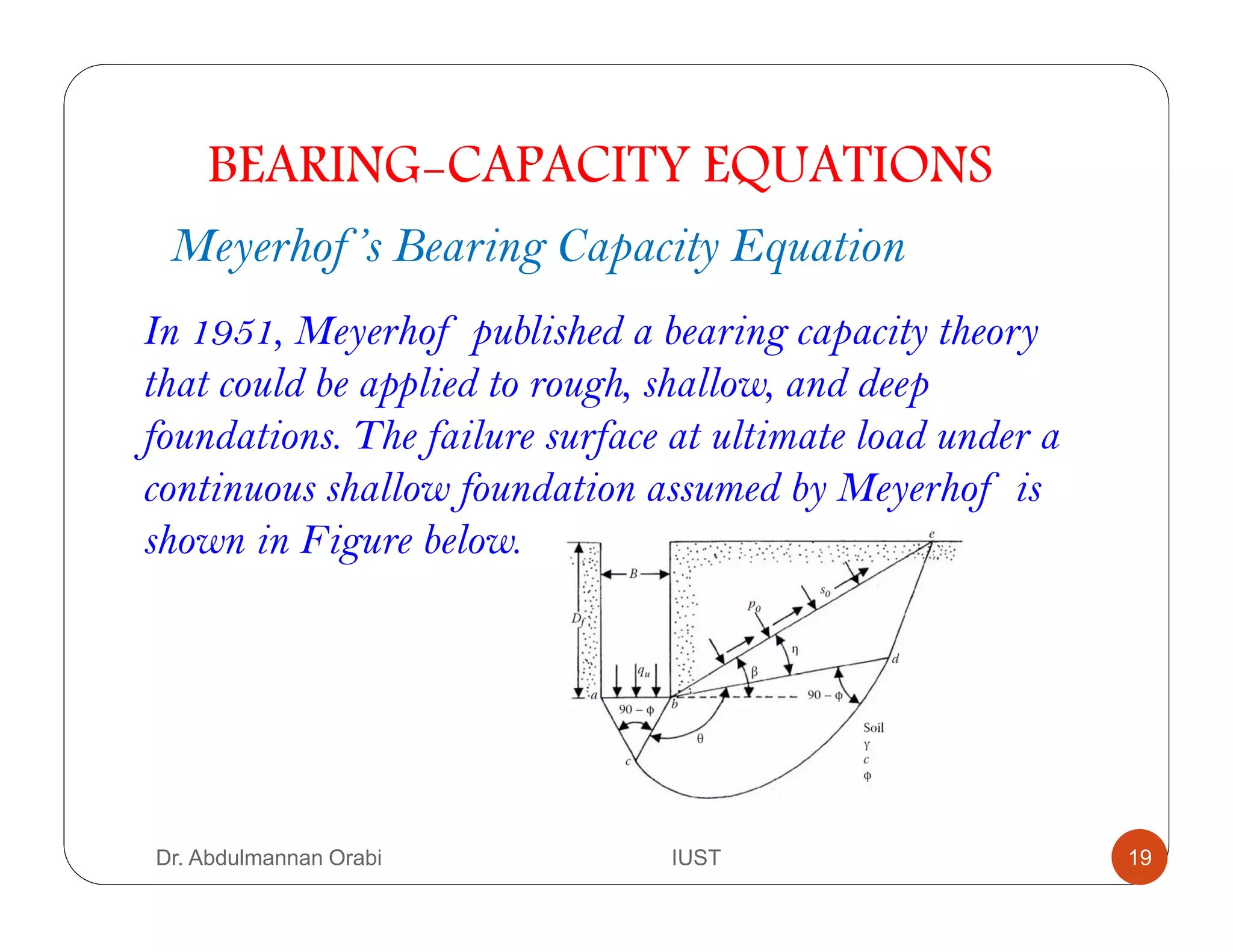 Lecture 2 bearing capacity | PDF