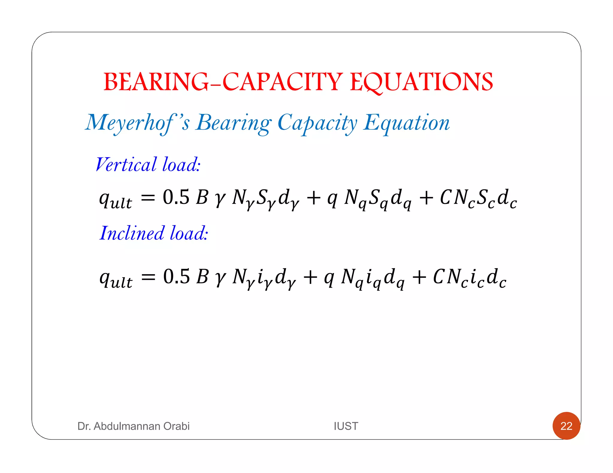 Lecture 2 bearing capacity | PDF | Civil Engineering Industry | Industries