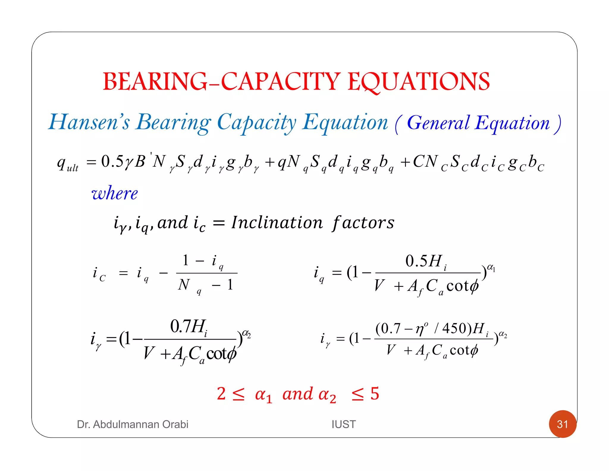 Lecture 2 bearing capacity | PDF