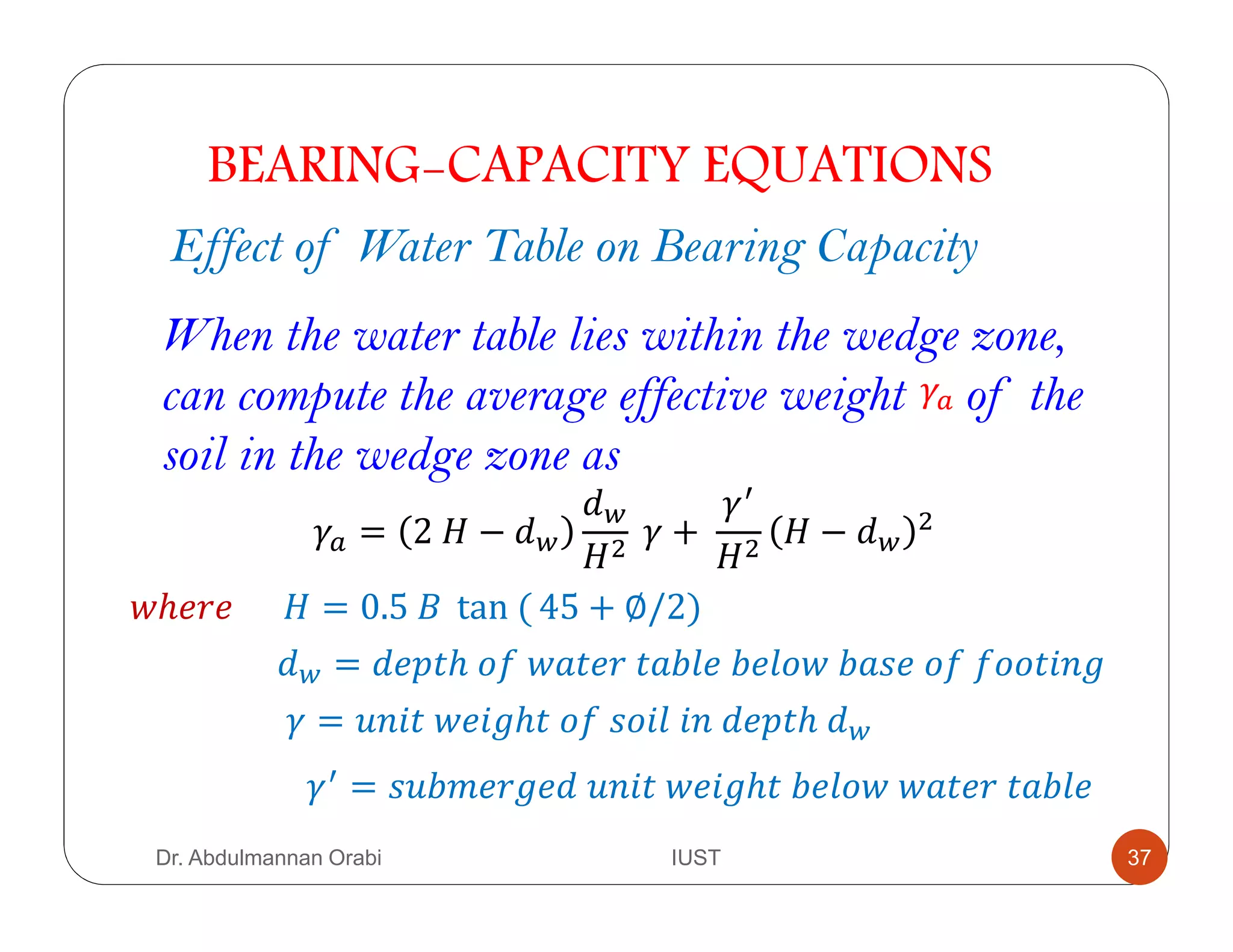 Lecture 2 bearing capacity | PDF