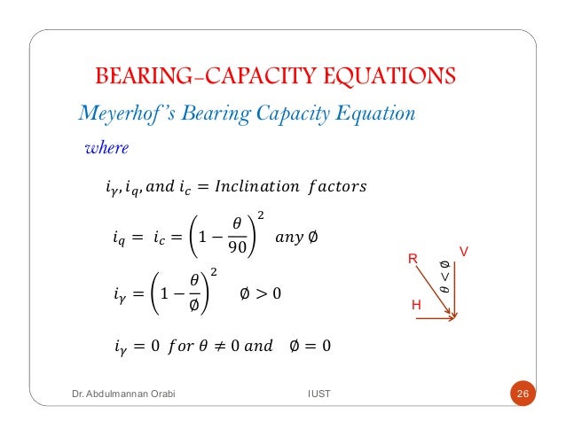 Lecture 2 bearing capacity