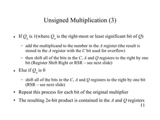 Lecture2 binary multiplication | PDF
