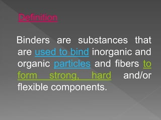 lecture 2 binders.ppt | Chemistry | Science