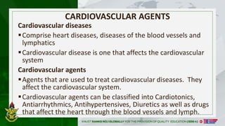 Lecture 2 Cardiovascular Agents.pdf11211 | PDF