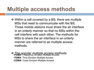 Lecture 2 (Cellular Network).pptx Lecture 2 (Cellular Network | PPTX