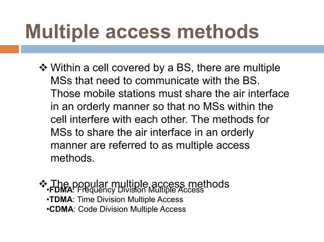 Lecture 2 (Cellular Network).pptx Lecture 2 (Cellular Network | PPTX | Computer Networking ...