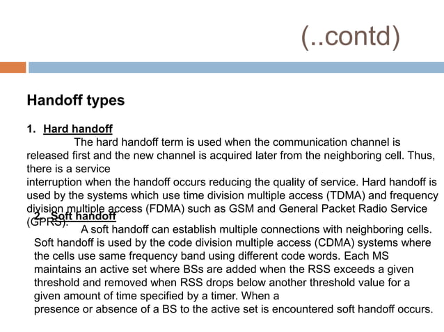 Lecture 2 (Cellular Network).pptx Lecture 2 (Cellular Network | PPTX | Computer Networking ...