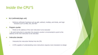 lecture 2 coal assembly language lecture | PPTX