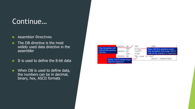 lecture 2 coal assembly language lecture | PPT