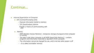 lecture 2 coal assembly language lecture | PPT