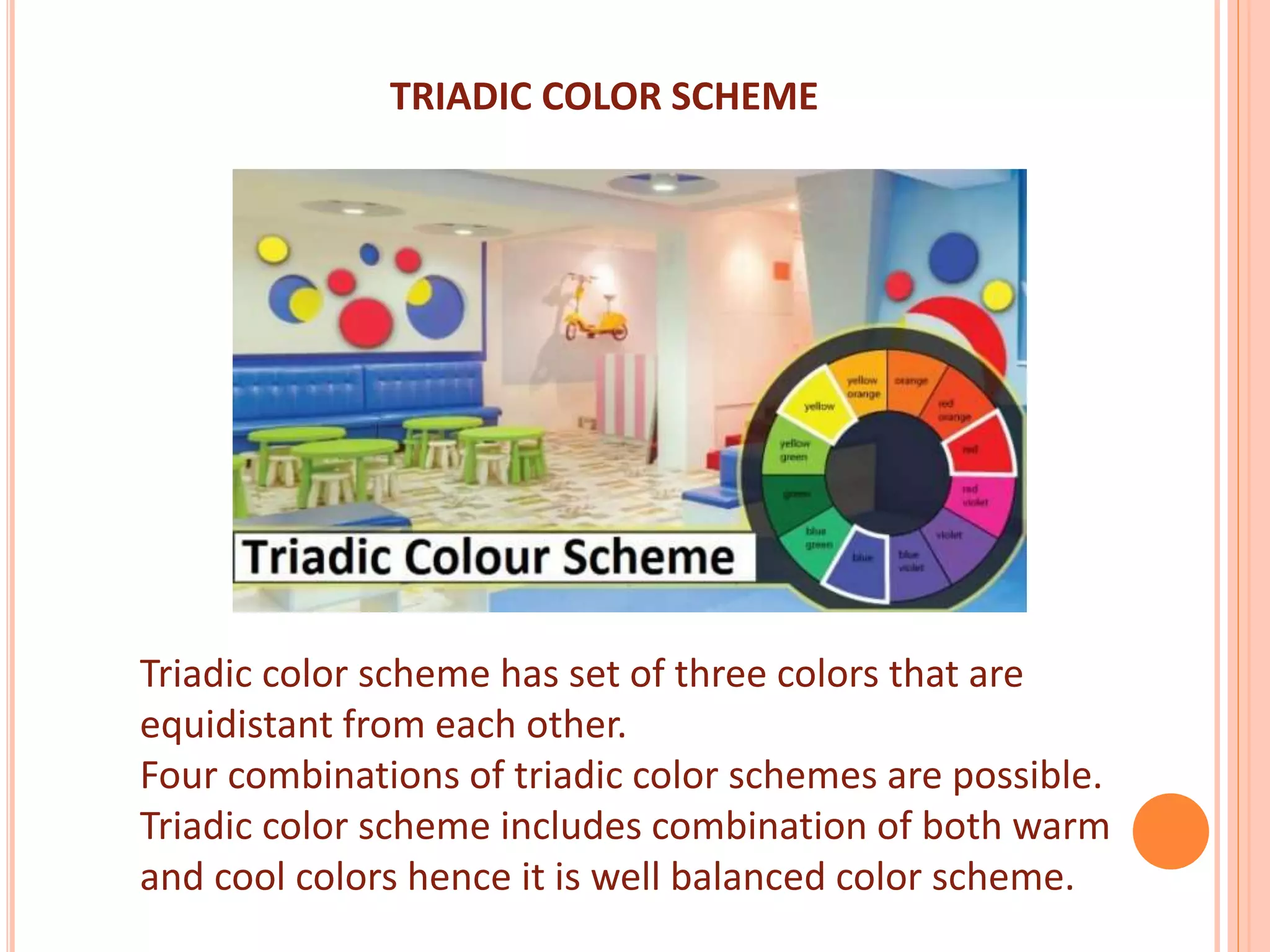 Colors in interior design | PPTX